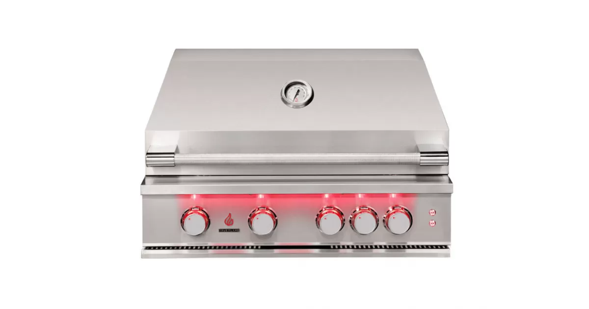 True Flame 32-inch 4 Burner Gas Grill