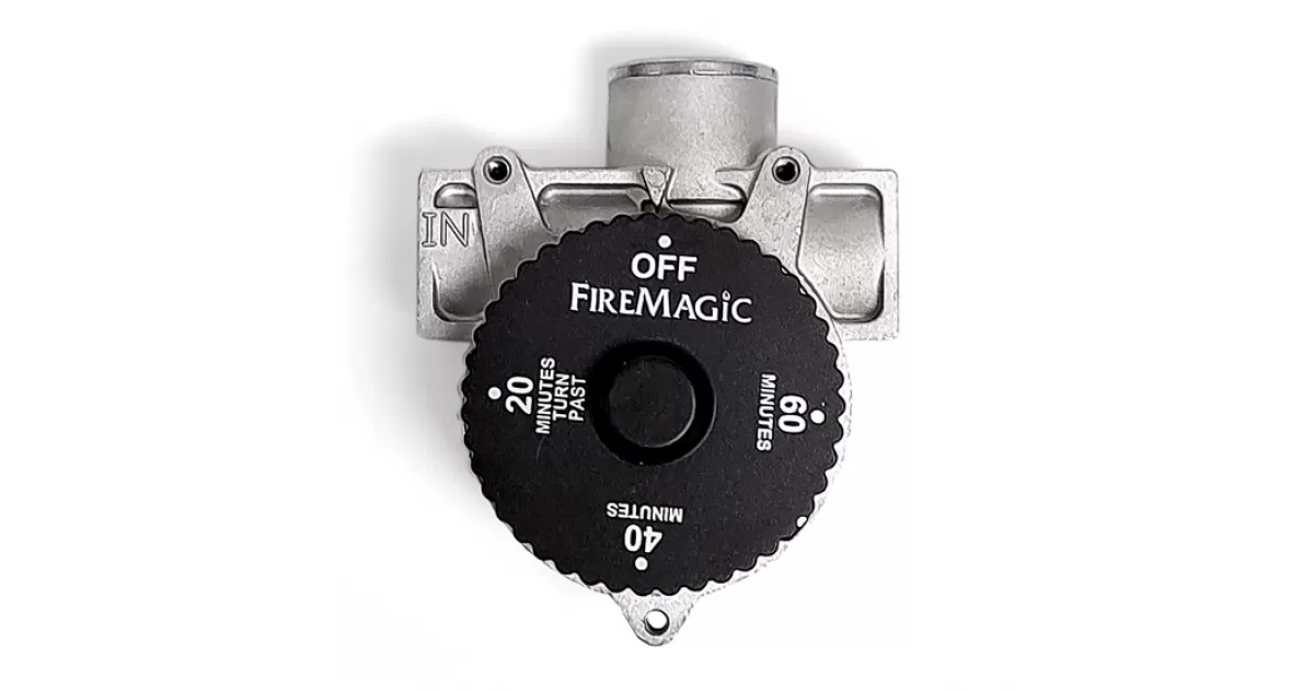 Fire Magic 1 Hour Automatic Timer Gas Shut Off Valve With Logo | Grill ...