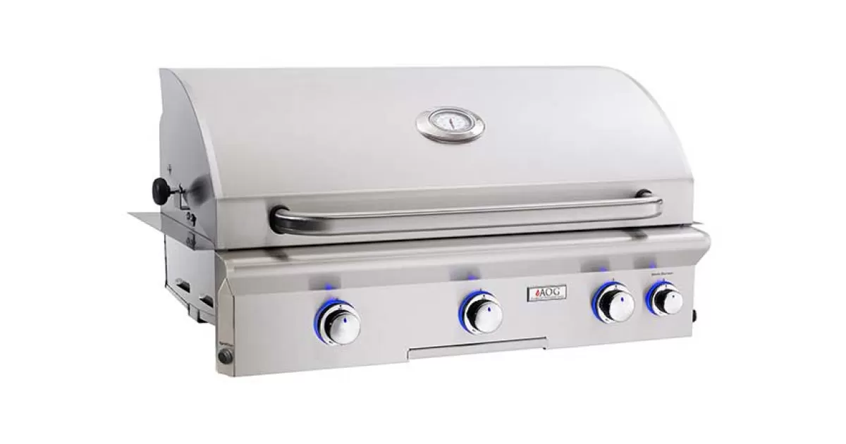 AOG 36-inch L Series Built In Grill With Rotisserie Backburner - Grill ...