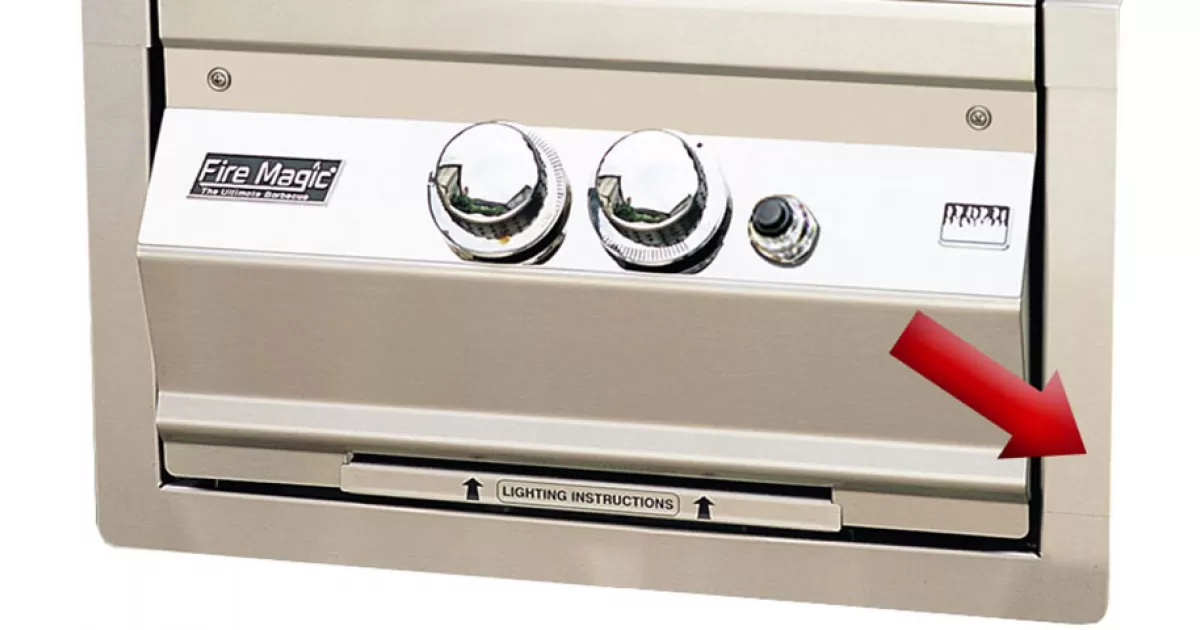 Fire Magic Bar Caddy and Single Sear Station Burner Trim Kit - Grill ...