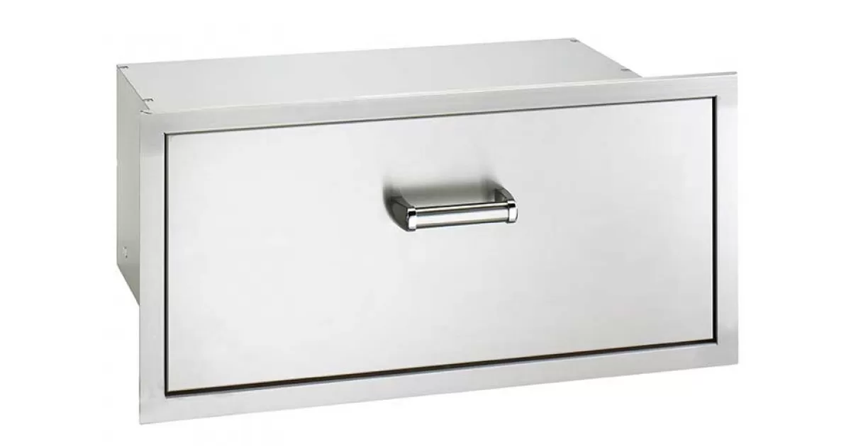 Fire Magic Flush Mounted Masonry Drawer with Soft Close System - Grill ...