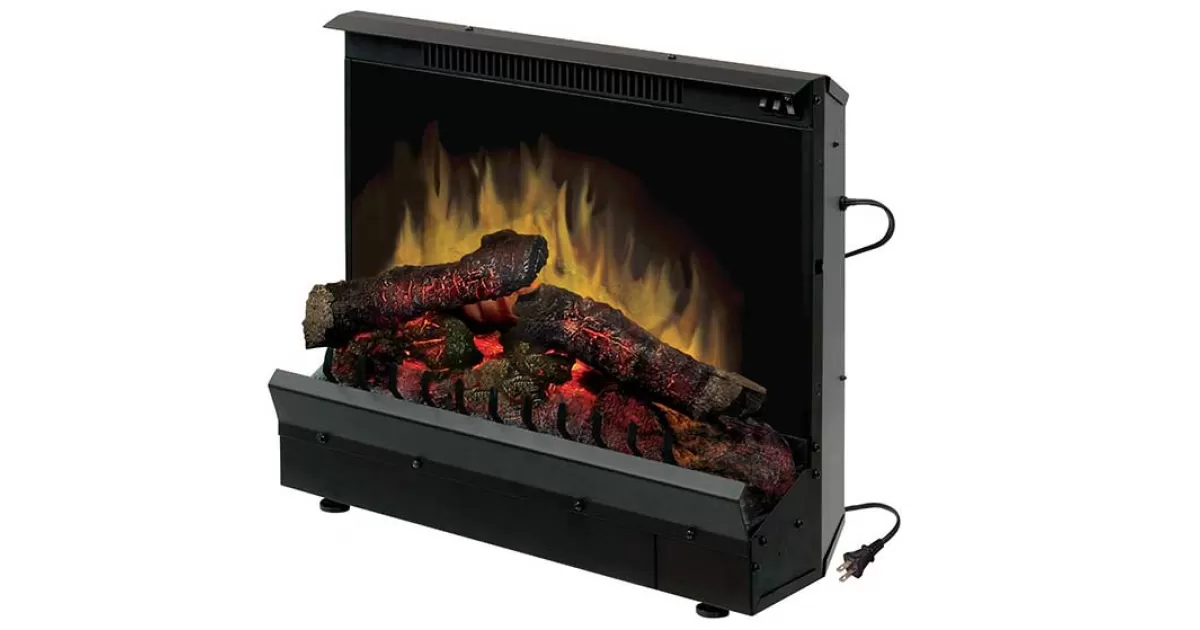 Dimplex Deluxe 23-inch Log Set Electric Fireplace Insert - Grill and ...