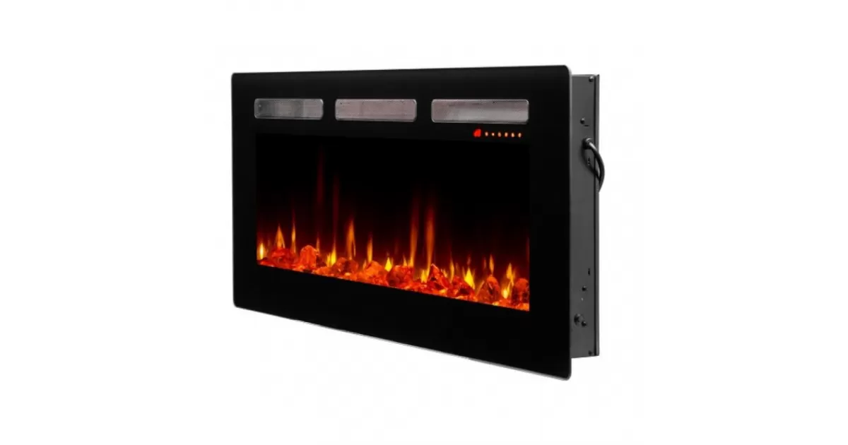 Dimplex Sierra 48-inch Wall/Built-In Linear Electric Fireplace - Grill ...