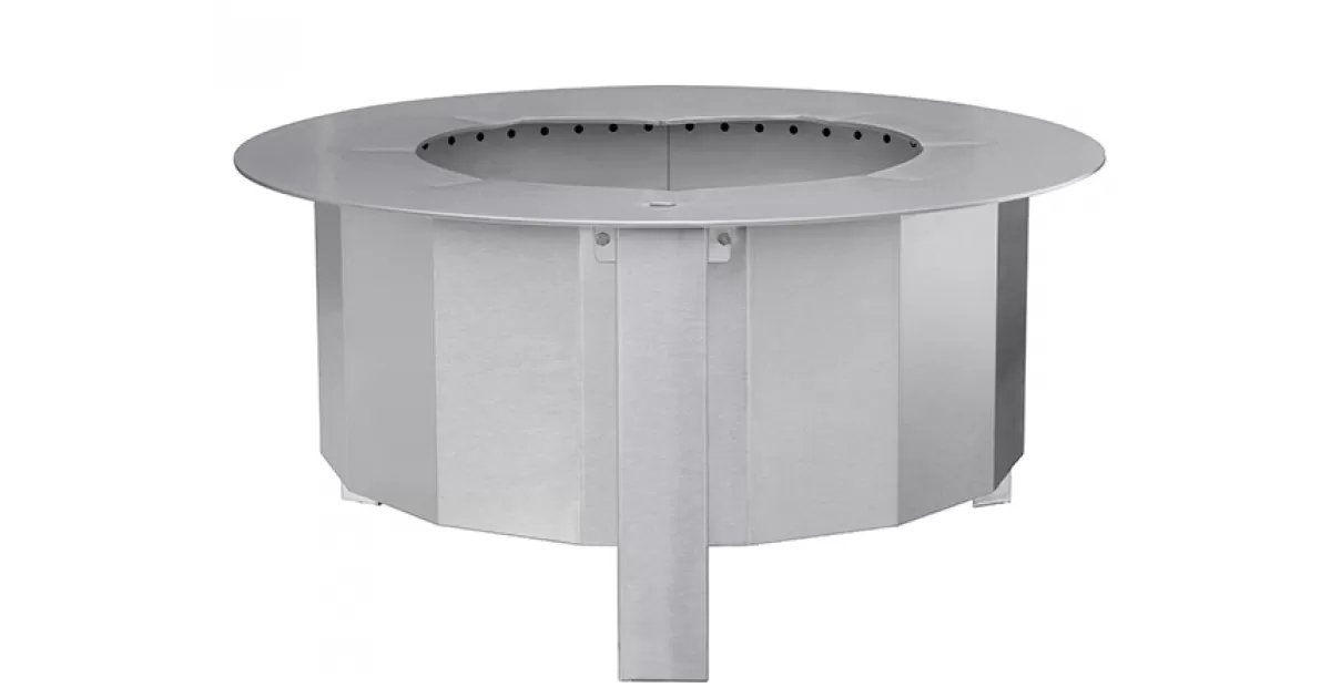 Firegear Lume 21-Inch Multisided Smoke-Less Wood Burning Fire Pit with ...