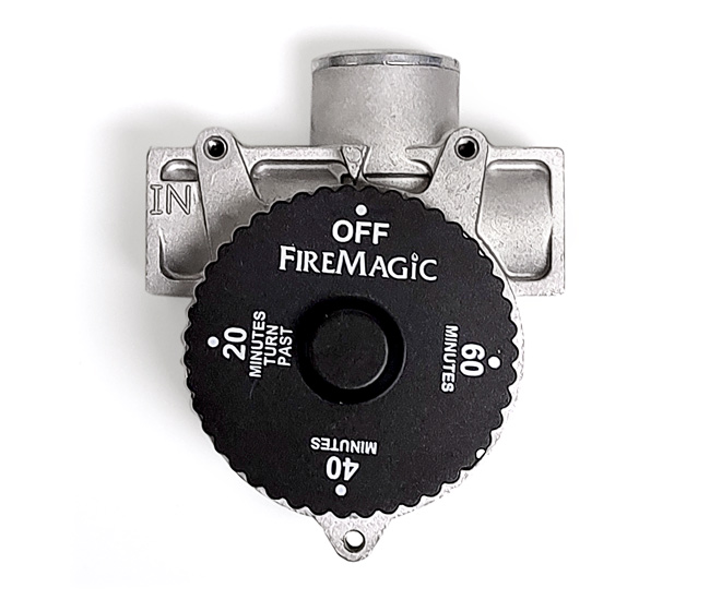 Fire Magic 1 Hour Automatic Timer Gas Shut Off Valve With Logo | Grill ...